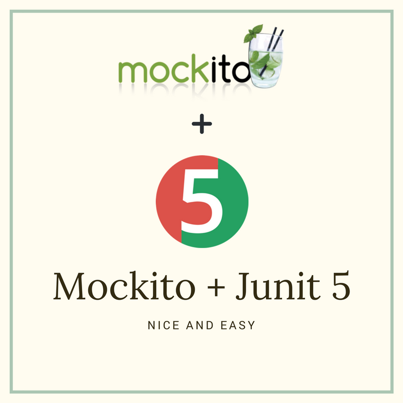 Using Mockito With JUnit 5